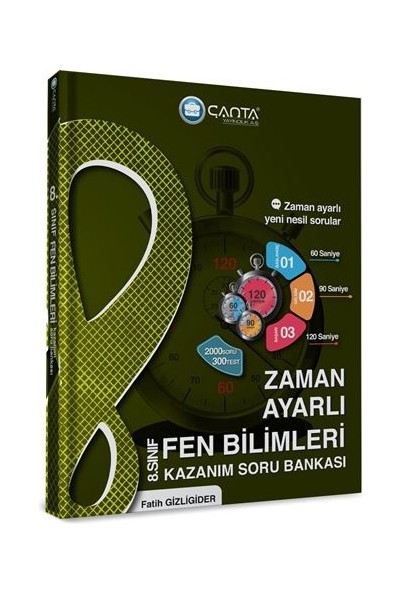 Çanta Yayınları 8. Sınıf Fen Bilimleri Zaman Ayarlı Kazanım Soru Bankası Çanta Yayınları 8. Sınıf Fen Bilimleri Zaman Ayarlı Kazanım Soru Bankası