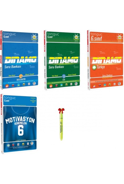 Tonguç Akademi 6. Sınıf Dinamo Matematik Fen Bilimleri Türkçe Set+Motivasyon Deneme Tonguç Akademi 6. Sınıf Dinamo Matematik Fen Bilimleri Türkçe Set+Motivasyon Deneme