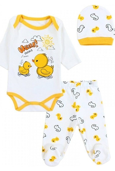 Zuga Üçlü Bebek Zıbın Takımı