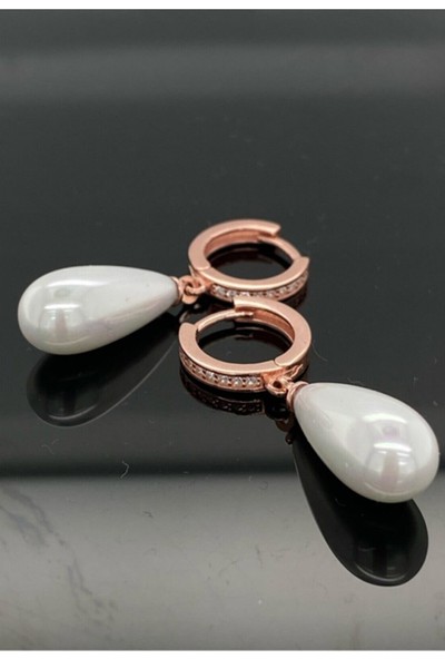 Gümüş Inci Küpe Drop