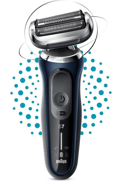 Braun Yeni Seri 7 B1000S Kablosuz Tıraş Makinesi Autosense 360° Flex Easyclick Islak & Kuru Braun Yeni Seri 7 B1000S Kablosuz Tıraş Makinesi Autosense 360° Flex Easyclick Islak & Kuru