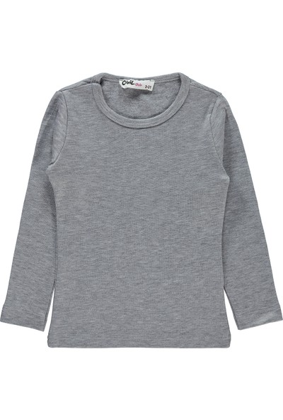 Civil Girls Kız Çocuk Termal Sweatshirt 2-5 Yaş Gri