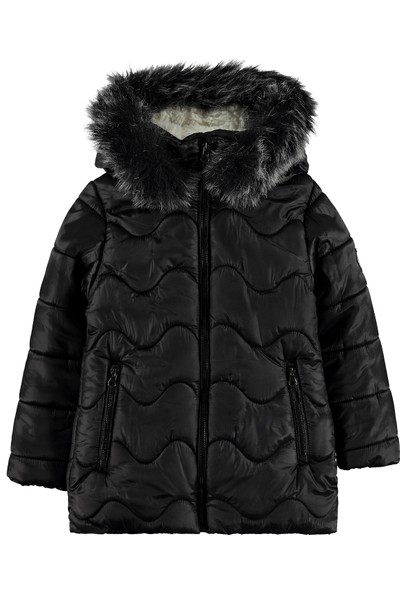 Civil Girls Kız Çocuk Kapüşonlu Mont 10-13 Yaş Siyah Civil Girls Kız Çocuk Kapüşonlu Mont 10-13 Yaş Siyah