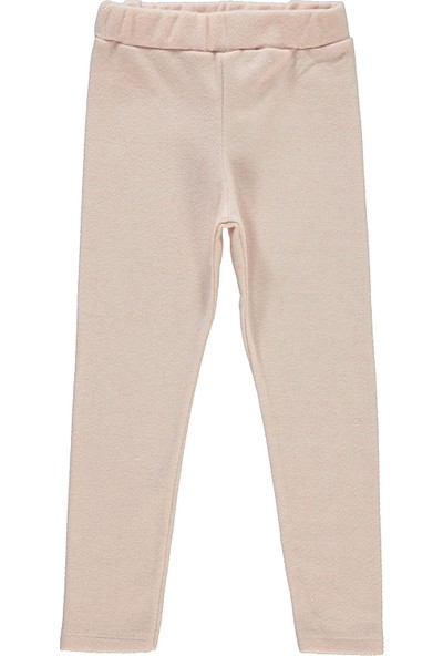 Civil Girls Kız Çocuk Uzun Tayt 6-9 Yaş Pudra