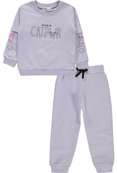 Civil Girls Kız Çocuk Eşofman Takımı 2-5 Yaş Lila