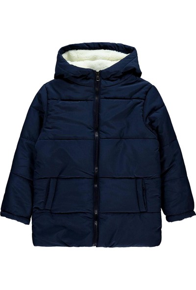 Civil Boys Erkek Çocuk Kapüşonlu Mont 10-13 Yaş Lacivert