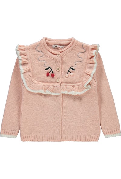 Civil Girls Kız Çocuk Hırka 2-5 Yaş Pudra