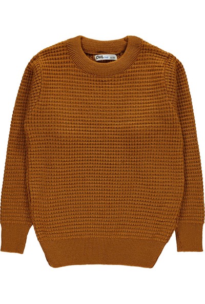 Civil Boys Erkek Çocuk Triko Kazak 10-13 Yaş Hardal