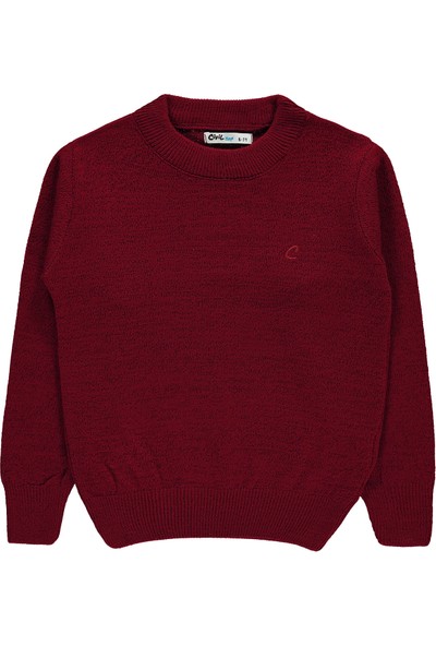 Civil Boys Erkek Çocuk Kazak 10-13 Yaş Bordo