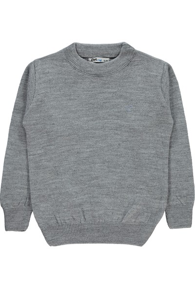 Civil Boys Erkek Çocuk Kazak 6-9 Yaş Gri