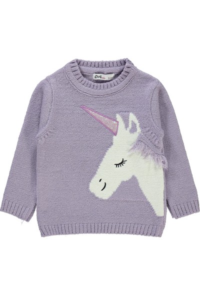 Civil Girls Kız Çocuk Kazak 2-5 Yaş Lila