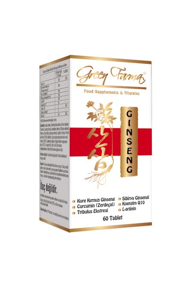 Green Farma Ginseng 60 Tablet Green Farma Ginseng 60 Tablet