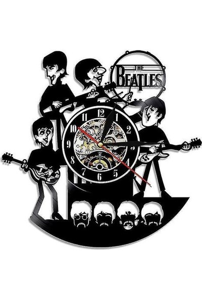 Xhang Vinil Kayıt Duvar Saati, Beatles Record Duvar Saati, Retro Ev Dekorasyon Duvar Saati (Yurt Dışından)