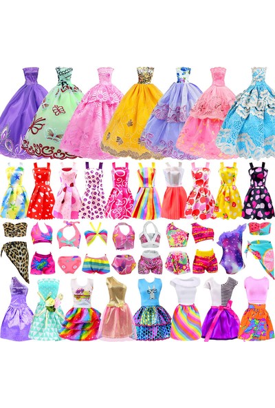 Wilxaw 25 Adet Barbie Aksesuar Seti - Çok Renkli (Yurt Dışından) Wilxaw 25 Adet Barbie Aksesuar Seti - Çok Renkli (Yurt Dışından)