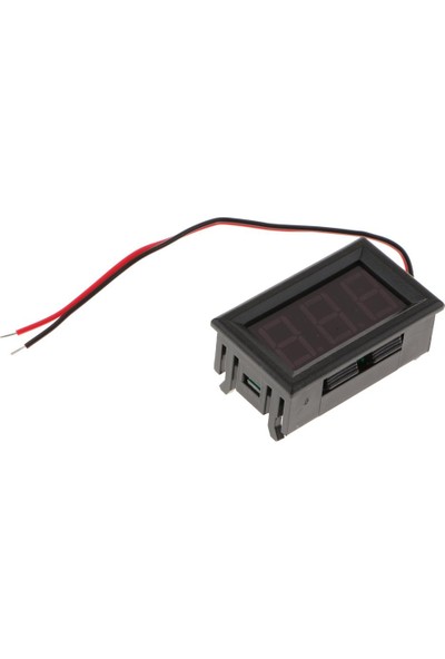 Dc 5-120V Voltmetre LED Ekran Voltmetre Panel Volt Metre Testi Kırmızı Dc 5-120V Voltmetre LED Ekran Voltmetre Panel Volt Metre Testi Kırmızı
