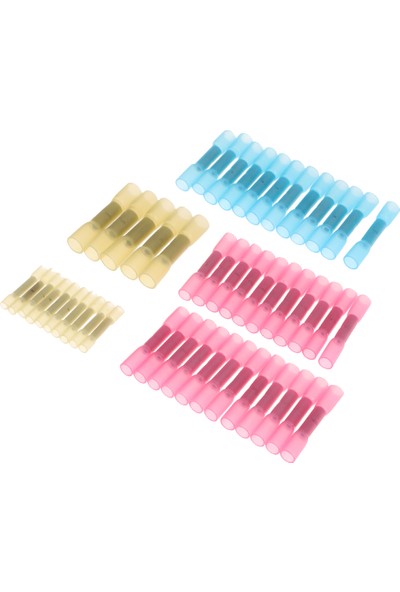 50PCS Kalite Isı Büzülmesi Yalıtımlı Crims Terminaller Kordon Kablosu Konektörleri 50PCS Kalite Isı Büzülmesi Yalıtımlı Crims Terminaller Kordon Kablosu Konektörleri