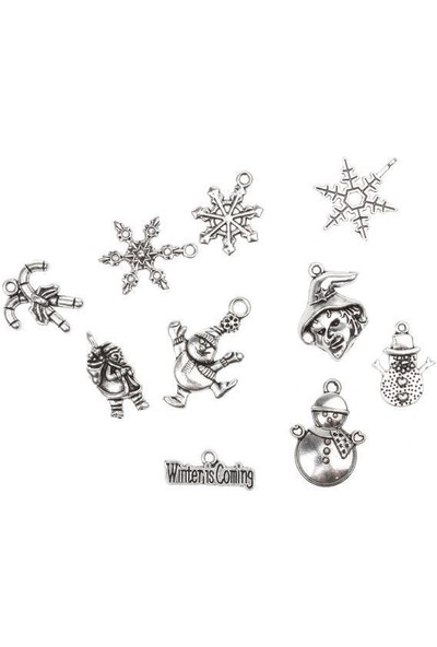 4X10X Çok Tarzı Kar Tanesi Kardan Adam Noel Takıları Dıy Mücevherleri Için Kolye 4 Adet 4X10X Çok Tarzı Kar Tanesi Kardan Adam Noel Takıları Dıy Mücevherleri Için Kolye 4 Adet