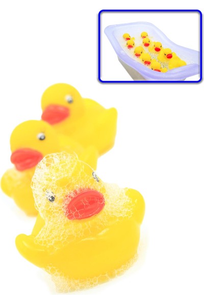 Global Toys Vak Vak Ailesi Banyo ve Havuz Arkadaşım Şirin Et Ördekler 3 Adet