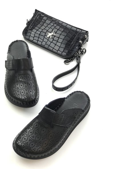 Inna Leryav Inna Kadın Hakiki Deri Comfort Dolgu Terlik Inna Leryav Inna Kadın Hakiki Deri Comfort Dolgu Terlik