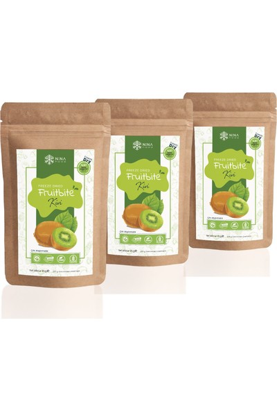 Fruit Bite Freeze Dry 20 gr Kivi 3'lü Paket Fruit Bite Freeze Dry 20 gr Kivi 3'lü Paket