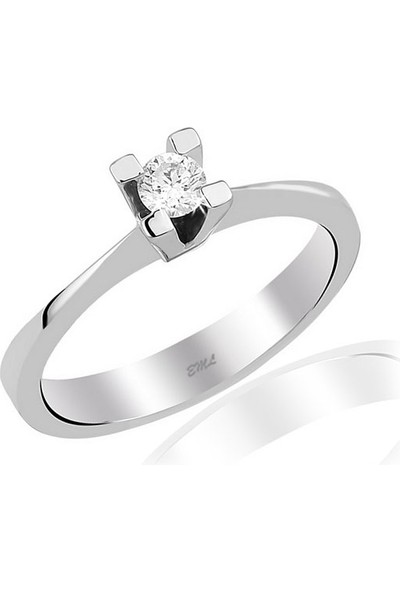 Emel Pırlanta 0.15 Karat Tektaş Pırlanta Yüzük Emel Pırlanta 0.15 Karat Tektaş Pırlanta Yüzük
