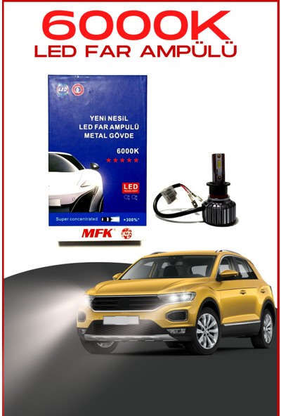 166 1998 Sonrası LED Far 'h7' Kısa