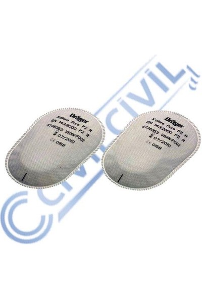 6738353 Drager Pure P2 Partikül Pedi En 143 6738353 Drager Pure P2 Partikül Pedi En 143