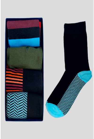 Ollero Erkek Mevsimlik Çorap 4 Çift Çok Renkli Ollero Erkek Mevsimlik Çorap 4 Çift Çok Renkli
