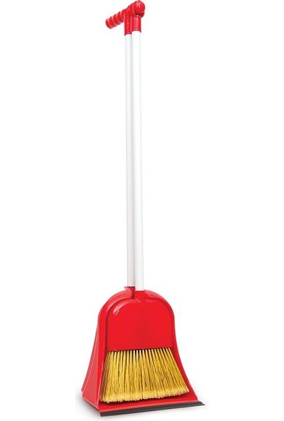 Omnisoft Flr F077 Mega Hazneli Süpürgeli Faraş Takımı Kırmızı Omnisoft Flr F077 Mega Hazneli Süpürgeli Faraş Takımı Kırmızı