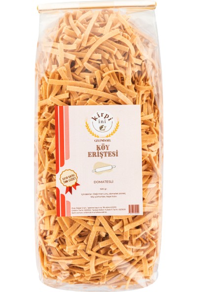 Kirpi Ini Geleneksel Köy Eriştesi Domatesli 500 gr Kirpi Ini Geleneksel Köy Eriştesi Domatesli 500 gr