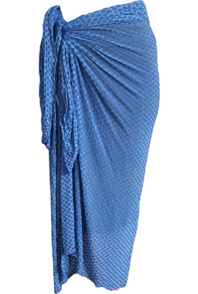 Kimonos Shop Mavi Pareo Kadın Plaj Elbisesi Kimonos Shop Mavi Pareo Kadın Plaj Elbisesi