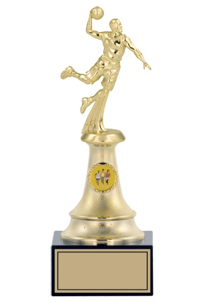 Hentbol Figürlü Ödül Kupası - Okul - Ödül Kupası B-004- 27 cm