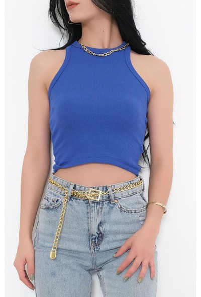 Peaces Store Zincir Detaylı Atlet Saks - 9685.1092.