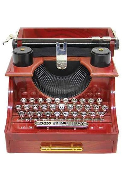 Buradanall Daktilo Görünümlü Müzik Kutusu Buradanall Daktilo Görünümlü Müzik Kutusu