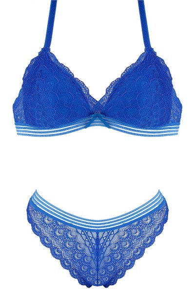Peaces Store Desteksiz Bralet Takım Saks - 2084.1364. Peaces Store Desteksiz Bralet Takım Saks - 2084.1364.