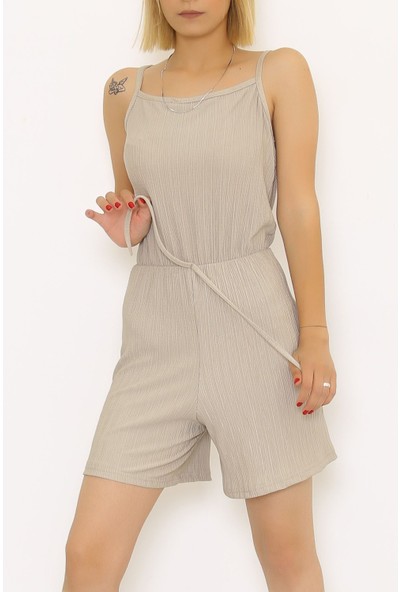 Peaces Store Askılı Şortlu Tulum Vizon - 9277.316. Peaces Store Askılı Şortlu Tulum Vizon - 9277.316.