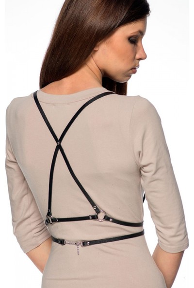Oresse Sırtı Çapraz Detaylı Şık Deri Aksesuar - APFT182
