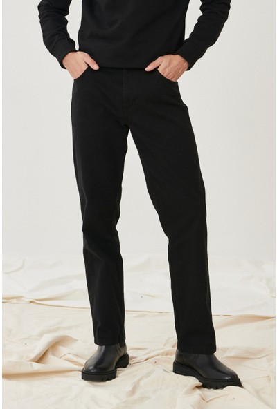 Texas Straight Fit Normal Bel Denim Esnek Jean Kot Pantolon Texas Straight Fit Normal Bel Denim Esnek Jean Kot Pantolon