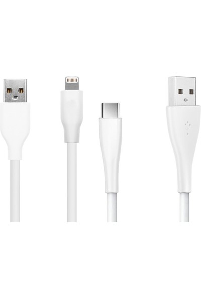 Under-x PL-S01 Data Cable Lightning Apple & Micro Şarj Kablosu Under-x PL-S01 Data Cable Lightning Apple & Micro Şarj Kablosu