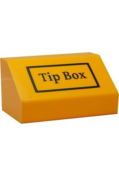 Soylu Pleksi Tip Box Bahşiş Kutusu Sarı 20X13XH12 cm SV103 Soylu Pleksi Tip Box Bahşiş Kutusu Sarı 20X13XH12 cm SV103