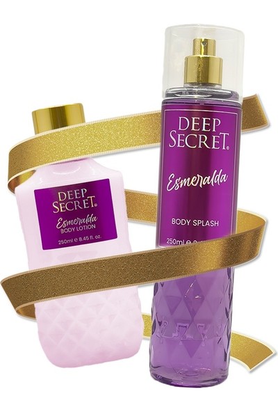 Deep Secret Esmeralda Vücut Spreyi ve Vücut Losyonu Seti