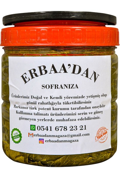 Erbaadan Salamura Yaprak 1 kg Erbaadan Salamura Yaprak 1 kg