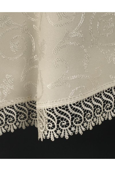 Karna Home Kdk Güpürlü Masa Örtüsü 160X280 cm Oval