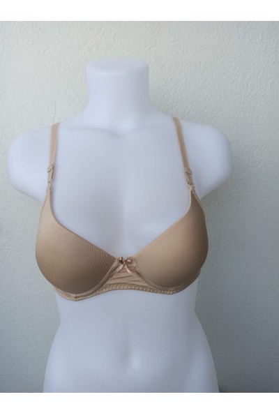 Umt Underwear Ten Rengi Push Up Dolgulu Destekli Kulaklı Kadın Sütyen