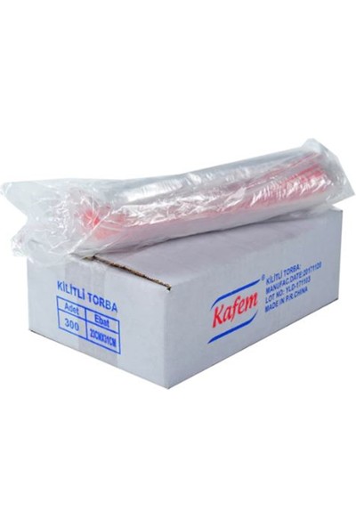 Kafem Kilitli Torba 23X31 cm - 300 Adet Kafem Kilitli Torba 23X31 cm - 300 Adet