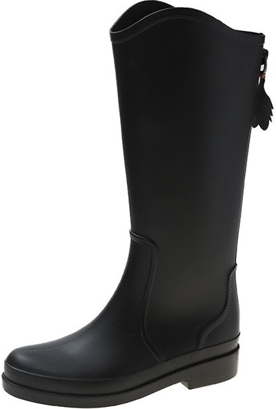 Fangqinghao Kadın Yağmur Çizmesi - Siyah (Yurt Dışından)
