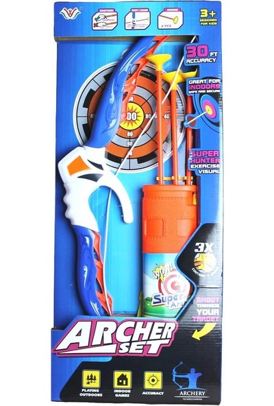 Oyuncakmatik Toys Çantalı Ok Yay Okçuluk Aktivite Oyun Seti Oyuncakmatik Toys Çantalı Ok Yay Okçuluk Aktivite Oyun Seti