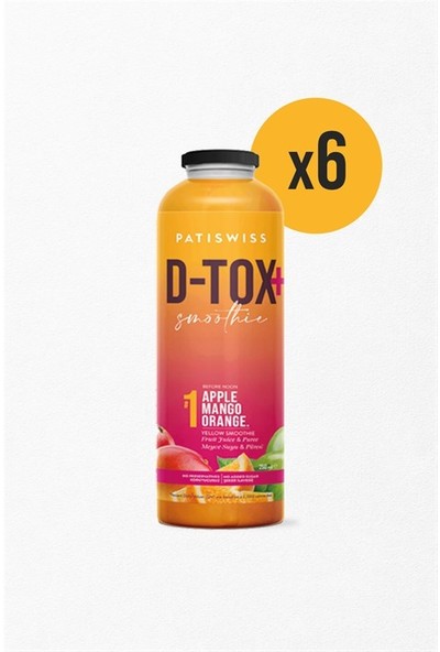 Patiswiss Smoothie D-Tox Sarı Set