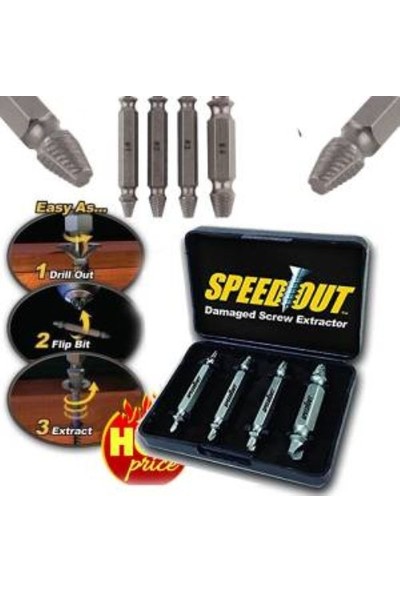 Nefertiya Hasar Görmüş Vida Çıkarıcı Speed Out Nefertiya Hasar Görmüş Vida Çıkarıcı Speed Out