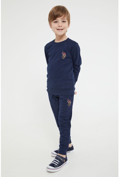 U.S. Polo Assn. U.s. Polo Assn Lisanslı Klasik Lacivert Erkek Çocuk Bisiklet Yaka Eşofman Takım U.S. Polo Assn. U.s. Polo Assn Lisanslı Klasik Lacivert Erkek Çocuk Bisiklet Yaka Eşofman Takım